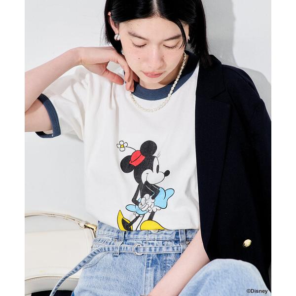 ZOZO問い合わせ番号:106408825ショップ:FREAK'S STORE，フリークスストアブランド:FREAK'S STORE，フリークスストア，MICKEY MOUSE，ミッキーマウス商品名:【MICKEY MOUSE】 リンガーT...