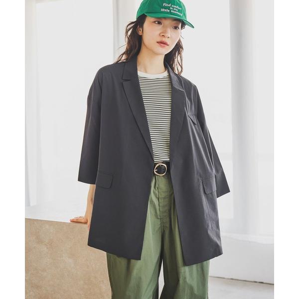 ZOZO問い合わせ番号:106408899ショップ:niko and...，ニコアンドブランド:niko and...，ニコアンド商品名:ベルト付き5分袖ジャケットカテゴリ:ジャケット/アウター>テーラードジャケットブランド品番:62...