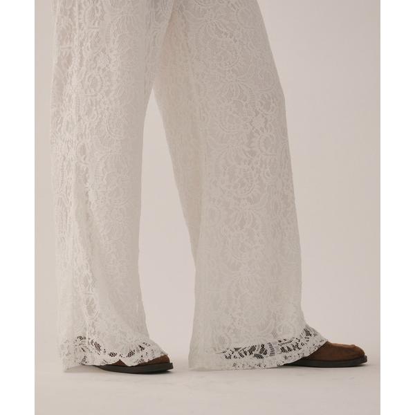 ZOZO問い合わせ番号:106408929ショップ:mideal，マイディールブランド:loin nuit，ロワンニュイ商品名:lace flare pants / レースフレアパンツカテゴリ:パンツ>その他パンツブランド品番:664...