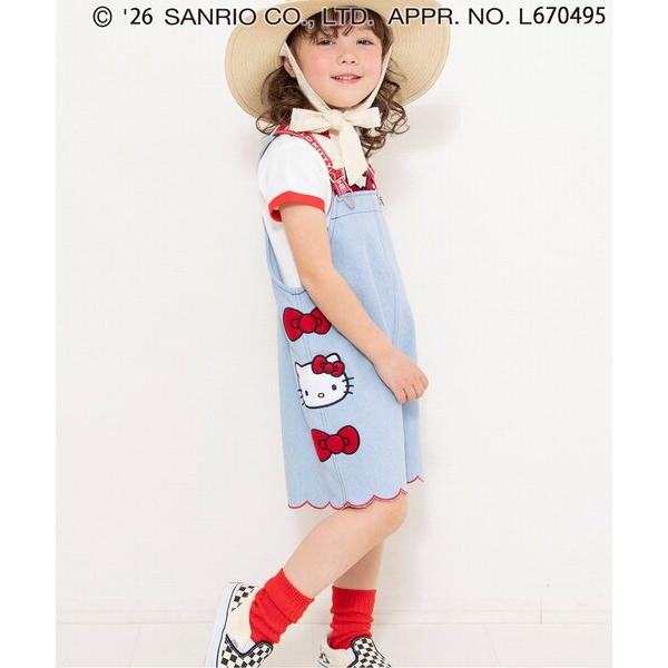 ZOZO問い合わせ番号:106408998ショップ:F.O.Online Store，エフオーオンラインストアブランド:sanrio，サンリオ，BREEZE，ブリーズ商品名:サンリオキャラクターズ　スカラップデニムサロペカテゴリ:オールイン...