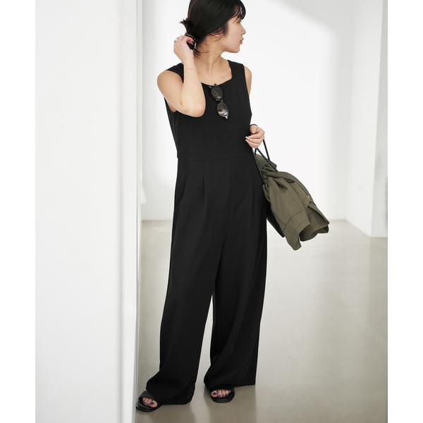 ZOZO問い合わせ番号:106409550ショップ:IENA，イエナブランド:SLOBE IENA，スローブイエナ商品名:《WEB限定サイズ有り/3サイズ展開/》カットオールインワンカテゴリ:オールインワン・サロペット>つなぎ/オール...