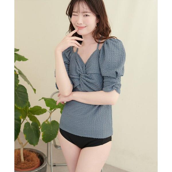 ※このアイテムは返品・交換対象外商品です。ZOZO問い合わせ番号:106411627ショップ:natural couture，ナチュラルクチュールブランド:natural couture，ナチュラルクチュール商品名:【水着】ねじりトップス＋...