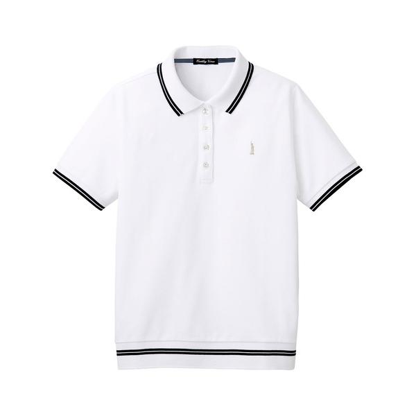 『タイムセール実施中』ZOZO問い合わせ番号:106412162ショップ:EASTBOY，イーストボーイブランド:EASTBOY，イーストボーイ商品名:ポロシャツ 半袖 ライン入り ストレッチ スクール 通学 中学生 高校生カテゴリ:トップ...