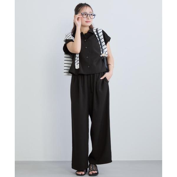 ZOZO問い合わせ番号:106412397ショップ:COHINA STORE，コヒナストアブランド:COHINA，コヒナ商品名:【速乾】リネンライクセミドッキングオールインワン 【低身長・小柄女性】カテゴリ:オールインワン・サロペット&gt...