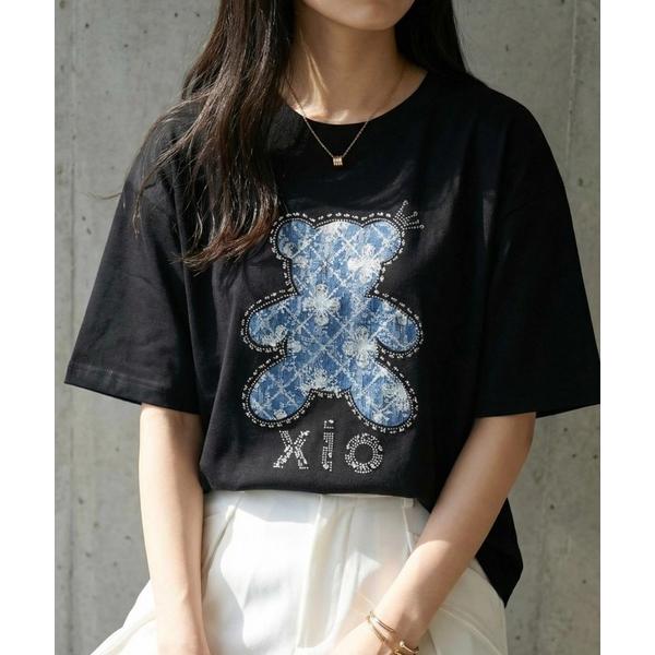 ZOZO問い合わせ番号:106412973ショップ:tocco closet／&amp;. NOSTALGIA，トッコ　クローゼット　／　アンドドットノスタルジアブランド:deux amour，ドゥーザムール商品名:クマキラキラTシャツカテ...