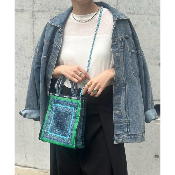 ZOZO問い合わせ番号:106416664ショップ:LeSportsac，レスポートサックブランド:LeSportsac，レスポートサック商品名:SM CHAIN TOTE ミッドナイトガーデンバンダナカテゴリ:バッグ>トートバッグブ...