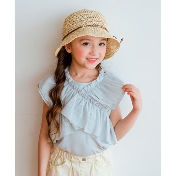 ZOZO問い合わせ番号:106448652ショップ:branshes，ブランシェスブランド:branshes，ブランシェス商品名:【おそろい】フリルクロスTシャツカテゴリ:トップス>Tシャツ/カットソーブランド品番:12-6206-1...
