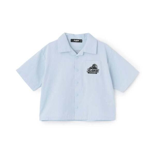 ZOZO問い合わせ番号:106448738ショップ:X-girl Stages，エックスガール ステージスブランド:XLARGE KIDS，エクストララージキッズ商品名:バンダナ柄 パナマ織半袖シャツカテゴリ:トップス>シャツ/ブラウ...