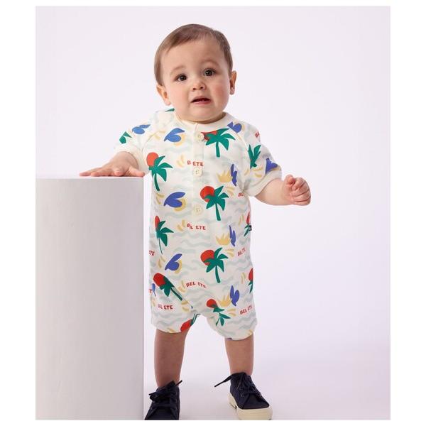 ※このアイテムは返品・交換対象外商品です。ZOZO問い合わせ番号:106448862ショップ:PETIT BATEAU，プチバトーブランド:PETIT BATEAU，プチバトー商品名:プリントショートロンパースカテゴリ:ママ＆ベビー>...