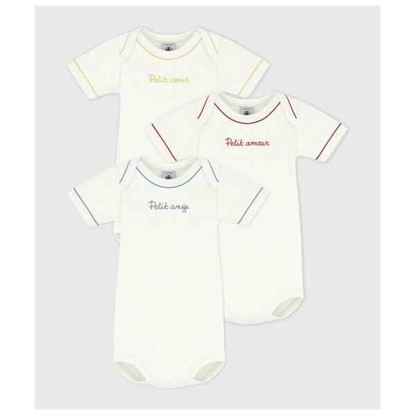 『セール実施中』※このアイテムは返品・交換対象外商品です。ZOZO問い合わせ番号:106448891ショップ:PETIT BATEAU，プチバトーブランド:PETIT BATEAU，プチバトー商品名:プリント半袖ボディ３枚組カテゴリ:ママ＆...