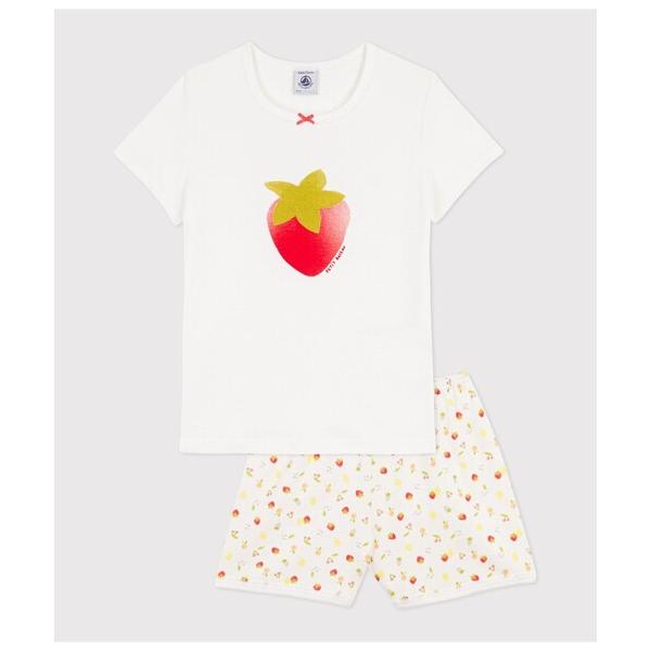 『セール実施中』ZOZO問い合わせ番号:106448908ショップ:PETIT BATEAU，プチバトーブランド:PETIT BATEAU，プチバトー商品名:フルーツプリント半袖パジャマカテゴリ:ルームウェア>ルームウェア/パジャマブ...