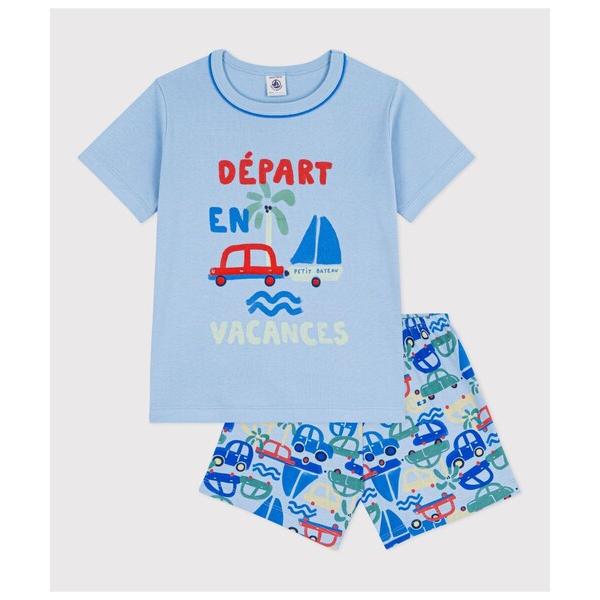 ZOZO問い合わせ番号:106448910ショップ:PETIT BATEAU，プチバトーブランド:PETIT BATEAU，プチバトー商品名:プリント半袖パジャマカテゴリ:ルームウェア>ルームウェア/パジャマブランド品番:A0FDDB...