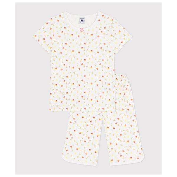 ZOZO問い合わせ番号:106448921ショップ:PETIT BATEAU，プチバトーブランド:PETIT BATEAU，プチバトー商品名:フルーツプリント半袖パジャマカテゴリ:ルームウェア>ルームウェア/パジャマブランド品番:A0...