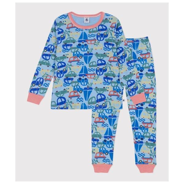 ZOZO問い合わせ番号:106448929ショップ:PETIT BATEAU，プチバトーブランド:PETIT BATEAU，プチバトー商品名:プリント長袖パジャマカテゴリ:ルームウェア>ルームウェア/パジャマブランド品番:A0F8YB...