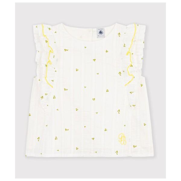 ZOZO問い合わせ番号:106448942ショップ:PETIT BATEAU，プチバトーブランド:PETIT BATEAU，プチバトー商品名:フラワープリントブラウスカテゴリ:トップス>シャツ/ブラウスブランド品番:A0F4AA素材:...