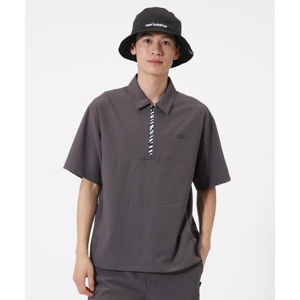 ZOZO問い合わせ番号:106449457ショップ:the HOUSE，ザハウスブランド:New Balance Golf，ニューバランスゴルフ商品名:【new balance golf】ＨＡＬＦ　ＺＩＰ　ＳＨＩＲＴ　ＯＵＴＥＲカテゴリ:ト...