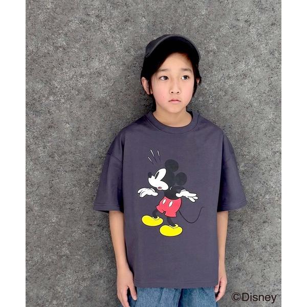 ZOZO問い合わせ番号:106449664ショップ:Avenue，アヴェニューブランド:Disney，ディズニー，SHISKY，シスキー商品名:キッズ MICKEY MOUSE オーバーサイズＴシャツ（M25-00)カテゴリ:トップス&gt...