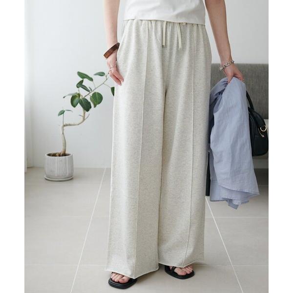 ZOZO問い合わせ番号:106450128ショップ:DISCOAT，ディスコートブランド:DISCOAT，ディスコート商品名:ライトオンス裏毛センタープレスワイドパンツカテゴリ:パンツ>スウェットパンツブランド品番:DCZ106130...