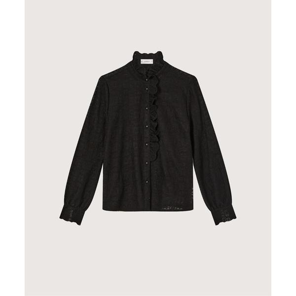 ZOZO問い合わせ番号:106485218ショップ:P L U M STORE，プラム ストアブランド:LA POMME petit，ラポミ・プチ商品名:Texture Lace Motif Blouseカテゴリ:トップス>シャツ/ブ...