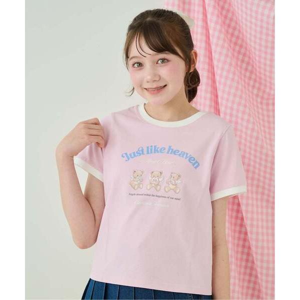 ZOZO問い合わせ番号:106485340ショップ:NARUMIYA ONLINE，ナルミヤ オンラインブランド:mezzo piano Junior，メゾピアノジュニア商品名:【接触冷感】エンジェルベアリンガーTシャツカテゴリ:トップス&...