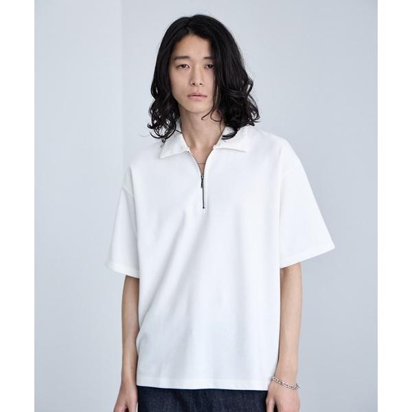 ZOZO問い合わせ番号:106485397ショップ:RAGEBLUE，レイジブルーブランド:RAGEBLUE，レイジブルー商品名:Pigment Half Zip T-Shirt / ピグメント加工/ハンドステッチハーフジップTシャツカテゴ...