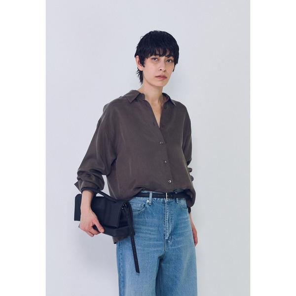 ZOZO問い合わせ番号:106485551ショップ:1er Arrondissement，プルミエ　アロンディスモンブランド:1er Arrondissement，プルミエアロンディスモン商品名:キュプラフィブリルレギュラーカラーシャツカテ...