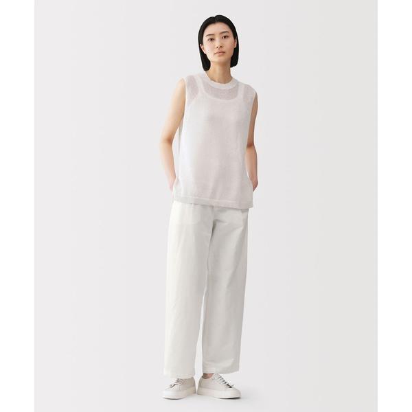 ZOZO問い合わせ番号:106521315ショップ:無印良品，ムジルシリョウヒンブランド:MUJI Labo，ムジラボ，無印良品，ムジルシリョウヒン商品名:〔MUJI Labo〕婦人　綿混タックワイドパンツカテゴリ:パンツ>その他パン...