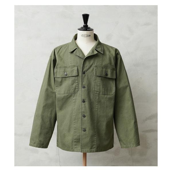 ZOZO問い合わせ番号:106521373ショップ:WAIPER，ワイパーブランド:WAIPER.inc，ワイパーインク商品名:米軍 1940's U.S.ARMY M-47 HBT ユーティリティージャケット WAIPER.inc【WP1...
