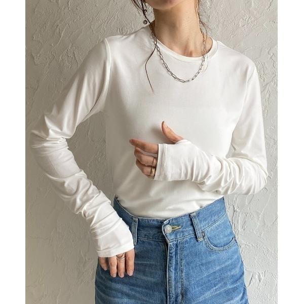 『タイムセール実施中』ZOZO問い合わせ番号:106521740ショップ:wears，ウェアーズブランド:She's Closet，シーズクローゼット商品名:UVカット 接触冷感 抗菌防臭 指穴付き サムホール 長袖ロングTシャツ カットソ...