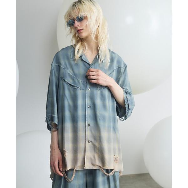 ZOZO問い合わせ番号:106522940ショップ:MAISON SPECIAL，メゾン スペシャルブランド:MAISON SPECIAL，メゾンスペシャル商品名:《UNISEX》Destroy Damage Prime-Over Ombr...