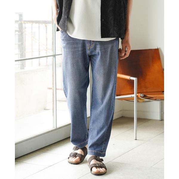 ZOZO問い合わせ番号:106523252ショップ:BAYFLOW，ベイフローブランド:BAYFLOW，ベイフロー商品名:「柔らかい穿き心地」メッシュデニムレギュラーパンツ「ストレッチ・ウエストイージー仕様」カテゴリ:パンツ>デニムパ...