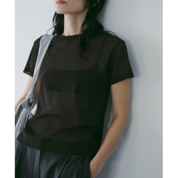 ZOZO問い合わせ番号:106523932ショップ:anuke，アンヌークブランド:anuke，アンヌーク商品名:Sheer Tulle T-Shirtsカテゴリ:トップス>Tシャツ/カットソーブランド品番:62610633素材:ポリ...