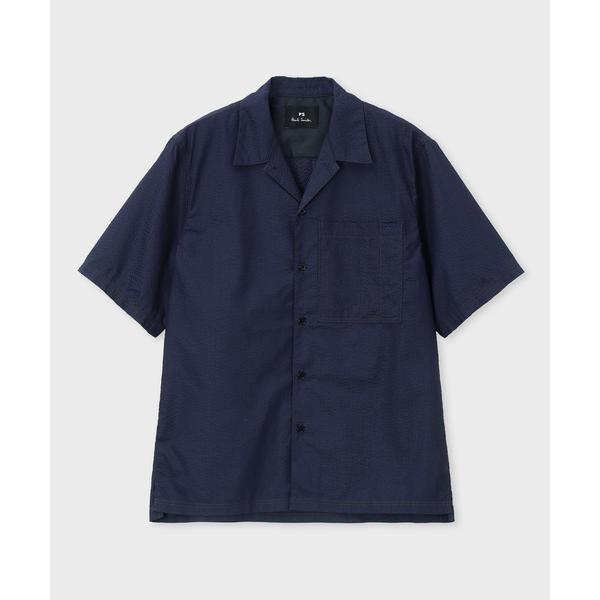 ZOZO問い合わせ番号:106523978ショップ:Paul Smith，ポール・スミスブランド:PS Paul Smith，ピーエスポールスミス商品名:シャイニーシアサッカー シャツブルゾン / 162110 909Zカテゴリ:ジャケット...
