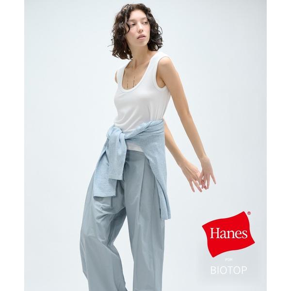 ZOZO問い合わせ番号:106524151ショップ:ADAM ET ROPE'，アダムエロペブランド:BIOTOP，ビオトープ商品名:WOMEN【Hanes for BIOTOP】TRIBLEND SLEEVELESS SHIRTS 2Pカ...
