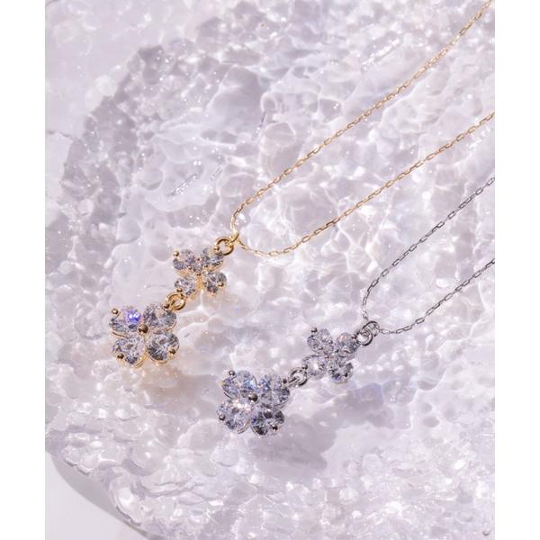 ZOZO問い合わせ番号:106524387ショップ:JILL by JILL STUART，ジル バイ ジル スチュアートブランド:JILL by JILL STUART，ジルバイジルスチュアート商品名:Cubicダブルクローバーネックレス...