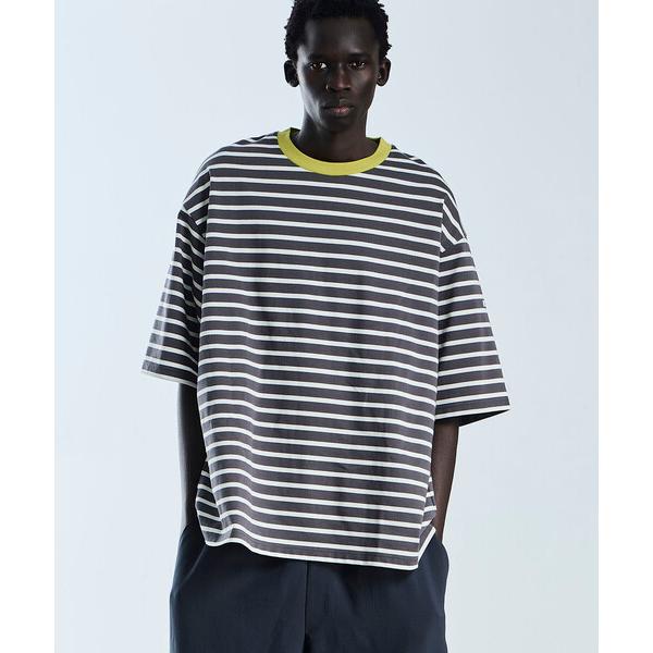 ZOZO問い合わせ番号:106559641ショップ:Bshop，ビショップブランド:ORCIVAL，オーシバル，Bshop，ビショップ商品名:ORCIVAL | マーセライズ ワイドクルーネック 半袖 プルオーバー MENカテゴリ:トップス...
