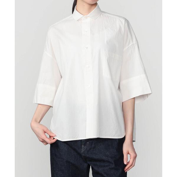 ZOZO問い合わせ番号:106559664ショップ:Bshop，ビショップブランド:TICCA，ティッカ，Bshop，ビショップ商品名:TICCA | 〈別注〉 スクエア 半袖ダブルカフスシャツ WOMENカテゴリ:トップス>シャツ/...