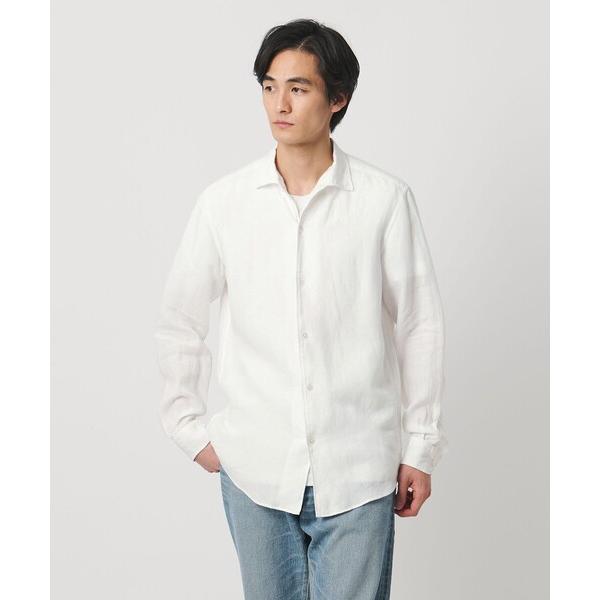 ZOZO問い合わせ番号:106560105ショップ:UNITED ARROWS，ユナイテッドアローズブランド:UNITED ARROWS，ユナイテッドアローズ商品名:LIBECO リネン オープンカラー シャツカテゴリ:トップス>シャ...