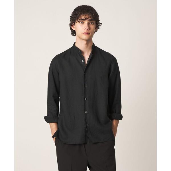 ZOZO問い合わせ番号:106560106ショップ:UNITED ARROWS，ユナイテッドアローズブランド:UNITED ARROWS，ユナイテッドアローズ商品名:LIBECO リネン バンドカラー シャツカテゴリ:トップス>シャツ...