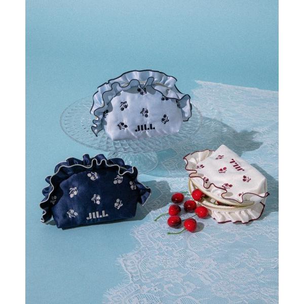 ZOZO問い合わせ番号:106560598ショップ:JILL by JILL STUART，ジル バイ ジル スチュアートブランド:JILL by JILL STUART，ジルバイジルスチュアート商品名:＜Cherryシリーズ＞フリルポーチ...
