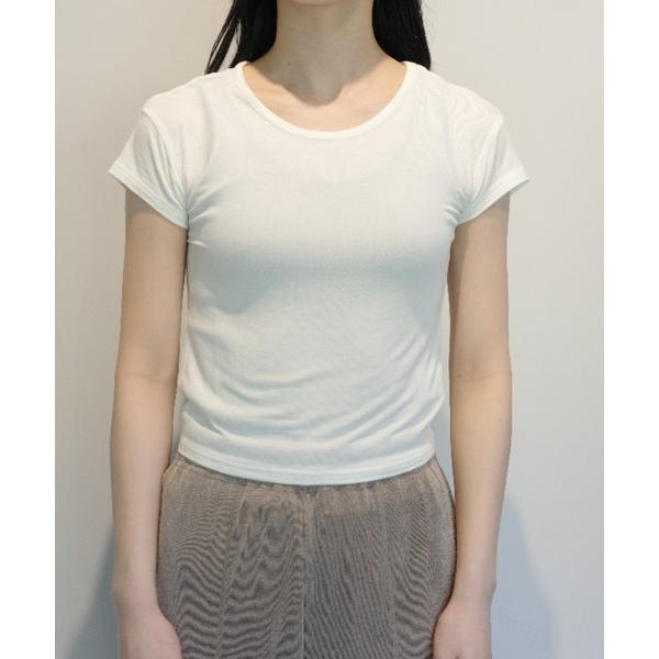 ZOZO問い合わせ番号:106560793ショップ:MIDWEST，ミッドウエストブランド:CLANE，クラネ，MIDWEST，ミッドウエスト商品名:CLANE SOFT SHEER COMPACT TOPSカテゴリ:トップス>Tシャ...