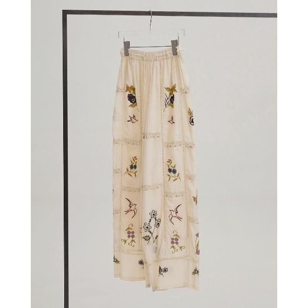 ZOZO問い合わせ番号:106560799ショップ:MIDWEST，ミッドウエストブランド:TODAYFUL，トゥデイフル，MIDWEST，ミッドウエスト商品名:TODAYFUL Embroidery Patchwork Trousersカ...