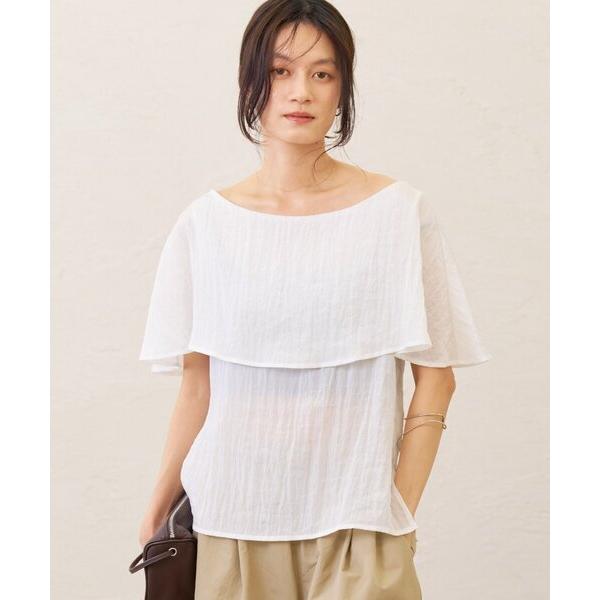 ZOZO問い合わせ番号:106560841ショップ:Omekashi，オメカシブランド:Omekashi，オメカシ商品名:ラッフルブラウスカテゴリ:トップス>シャツ/ブラウスブランド品番:OMS1061404A0001素材:再生繊維（...