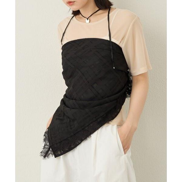 ZOZO問い合わせ番号:106561034ショップ:Omekashi，オメカシブランド:Omekashi，オメカシ商品名:シアーチェックスカーフカテゴリ:ファッション雑貨>ストール/ショールブランド品番:OMS1061416A0001...