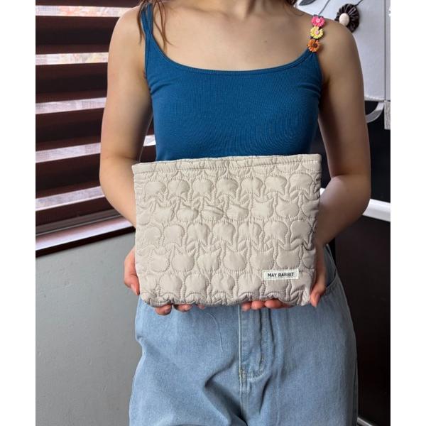 『タイムセール実施中』ZOZO問い合わせ番号:106561898ショップ:wears，ウェアーズブランド:Loco Ocean，ロコオーシャン商品名:ねこキルティングポーチ / メイクポーチ マルチポーチカテゴリ:財布/小物>ポーチブ...