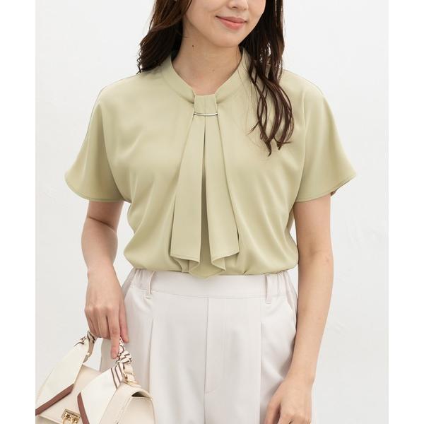 ZOZO問い合わせ番号:106561913ショップ:Honeys，ハニーズブランド:Honeys，ハニーズ，GLACIER，グラシア商品名:【ハニさら・接触冷感】フレンチボウタイブラウスカテゴリ:トップス>シャツ/ブラウスブランド品番...