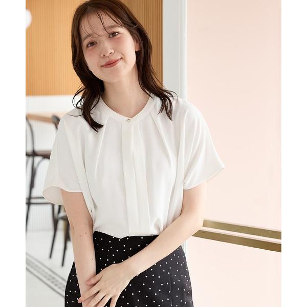 ZOZO問い合わせ番号:106561914ショップ:Honeys，ハニーズブランド:Honeys，ハニーズ，GLACIER，グラシア商品名:【ハニさら・接触冷感】バンドカラーブラウスカテゴリ:トップス>シャツ/ブラウスブランド品番:6...