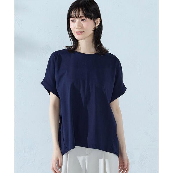 ZOZO問い合わせ番号:106562982ショップ:COMME CA ISM，コムサイズムブランド:COMME CA ISM，コムサイズム商品名:【接触冷感】バックタック Tシャツカテゴリ:トップス>Tシャツ/カットソーブランド品番:...