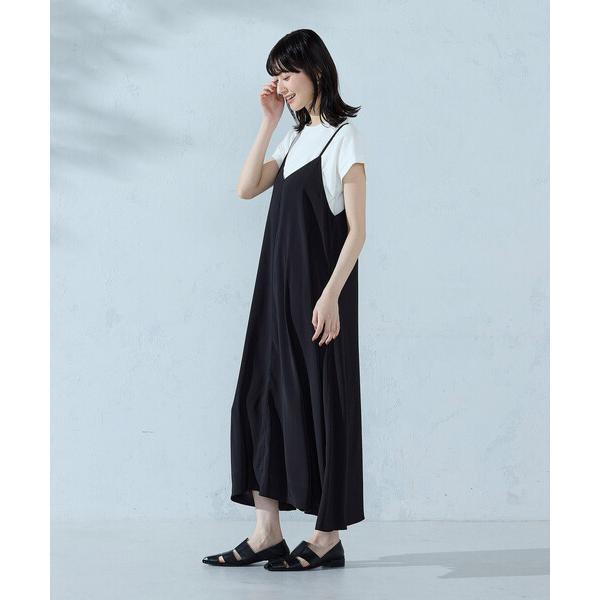 ZOZO問い合わせ番号:106562998ショップ:COMME CA ISM，コムサイズムブランド:COMME CA ISM，コムサイズム商品名:【セットアイテム】2WAYキャミソールワンピース＋Tシャツカテゴリ:ワンピース/ドレス>...