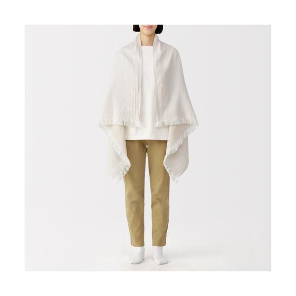 ZOZO問い合わせ番号:106564089ショップ:無印良品，ムジルシリョウヒンブランド:無印良品，ムジルシリョウヒン商品名:羽織れる　二重ガーゼブランケット　８０×１３０ｃｍカテゴリ:インテリア>ブランケットブランド品番:45480...